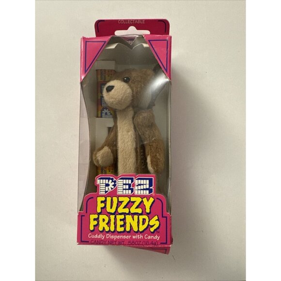 Toys | Plush Bear Pez Dispenser Fuzzy Friends New Bb5 | Poshmark